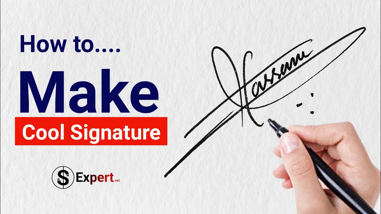 How To Make A Cool Signature | Signature Style Of My Name | How to ...