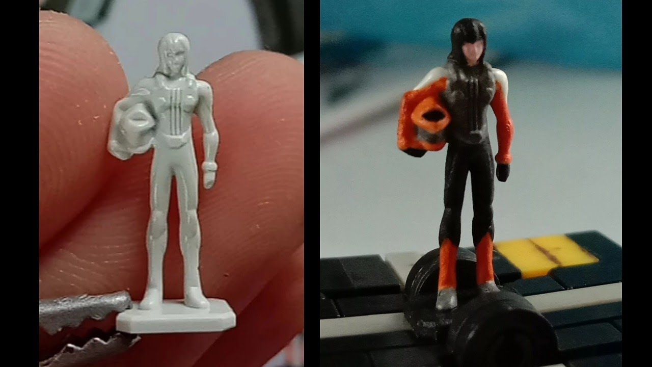 HOW TO HAND PAINT GUNDAM PILOT FIGURES - YouTube