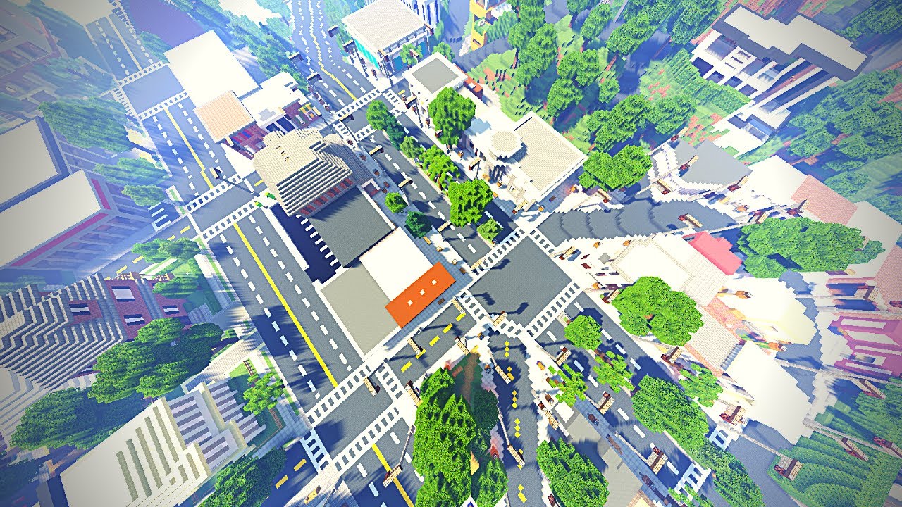 Finished Main Shopping Street!! | Minecraft Modded City Ep 44 - YouTube