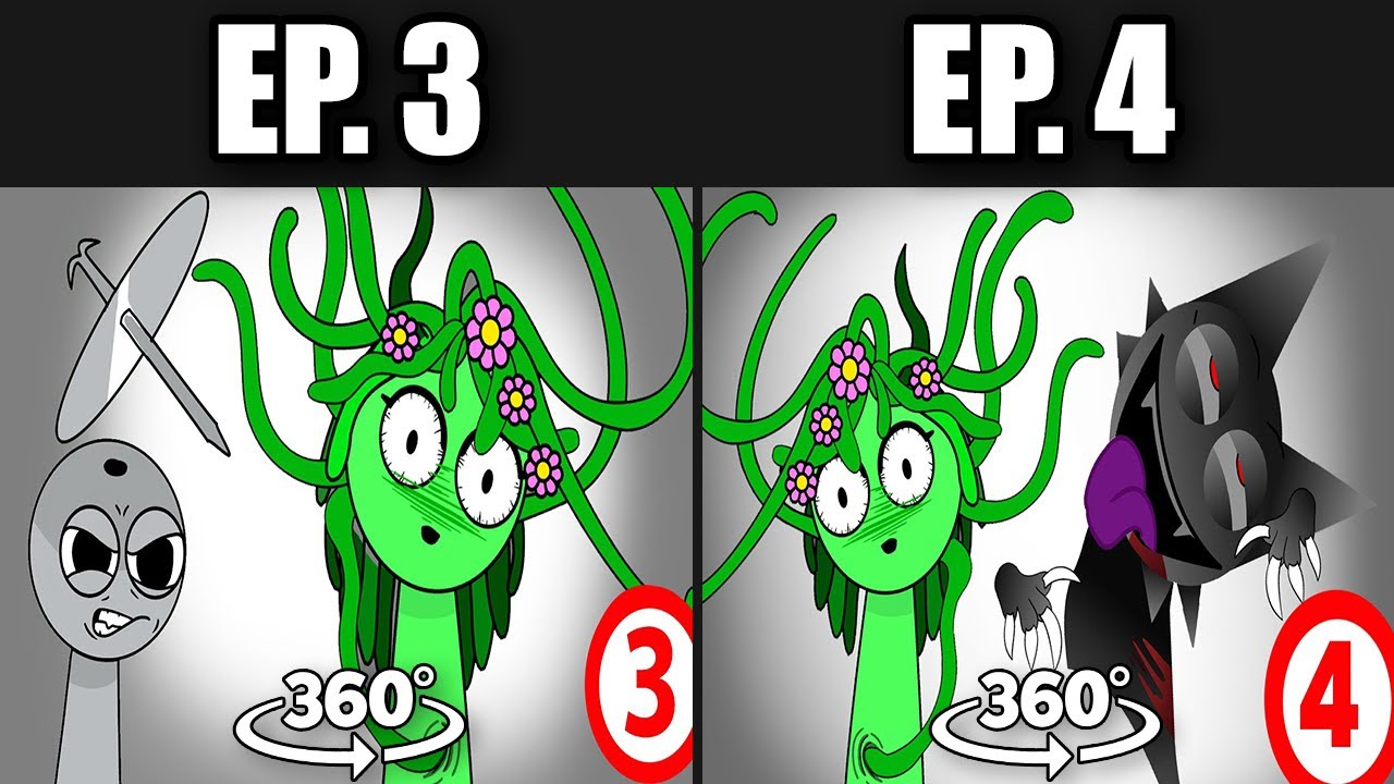 Incredibox Sprunki - CREEPY VANERIA SPRUNKIES! EP 3 & 4 | 360° Cartoon ...
