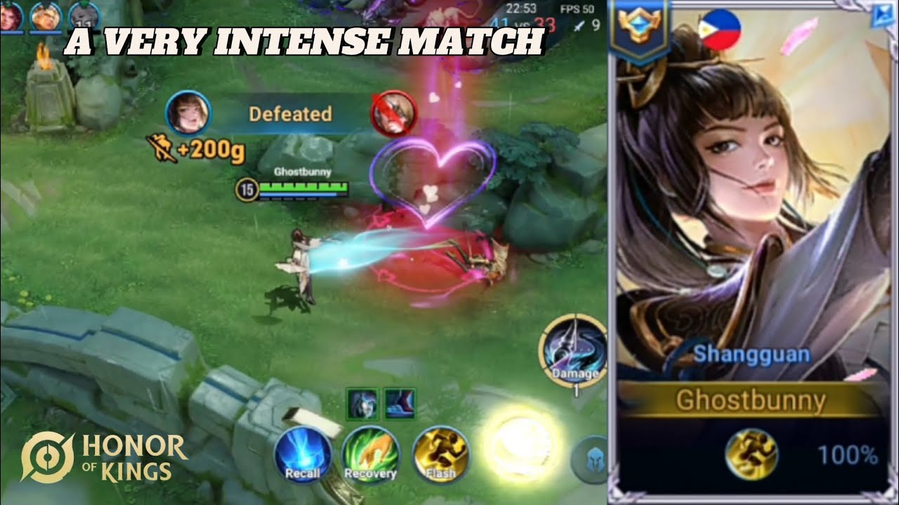 A Very Intense Match Ever - Shangguan Wan'er • Honor of Kings/王者榮耀 ...