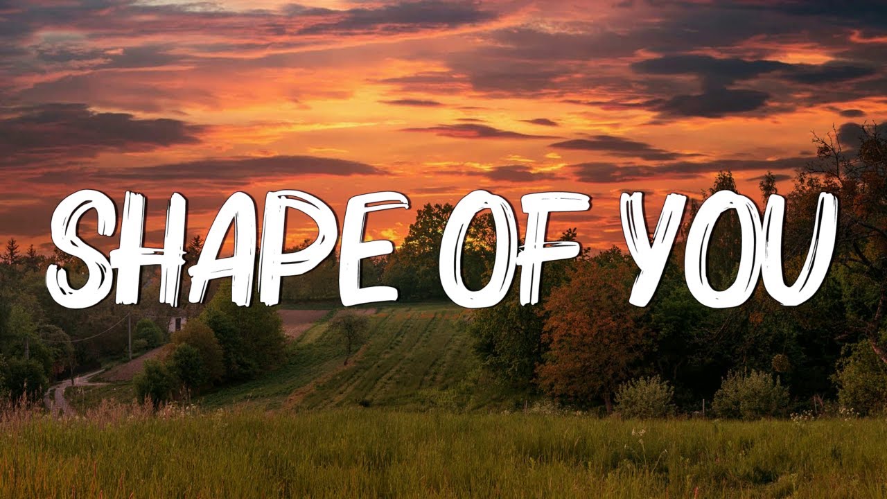 Ed Sheeran - Shape Of You (Lyrics) - I’m In Love In The Shape Of You ...