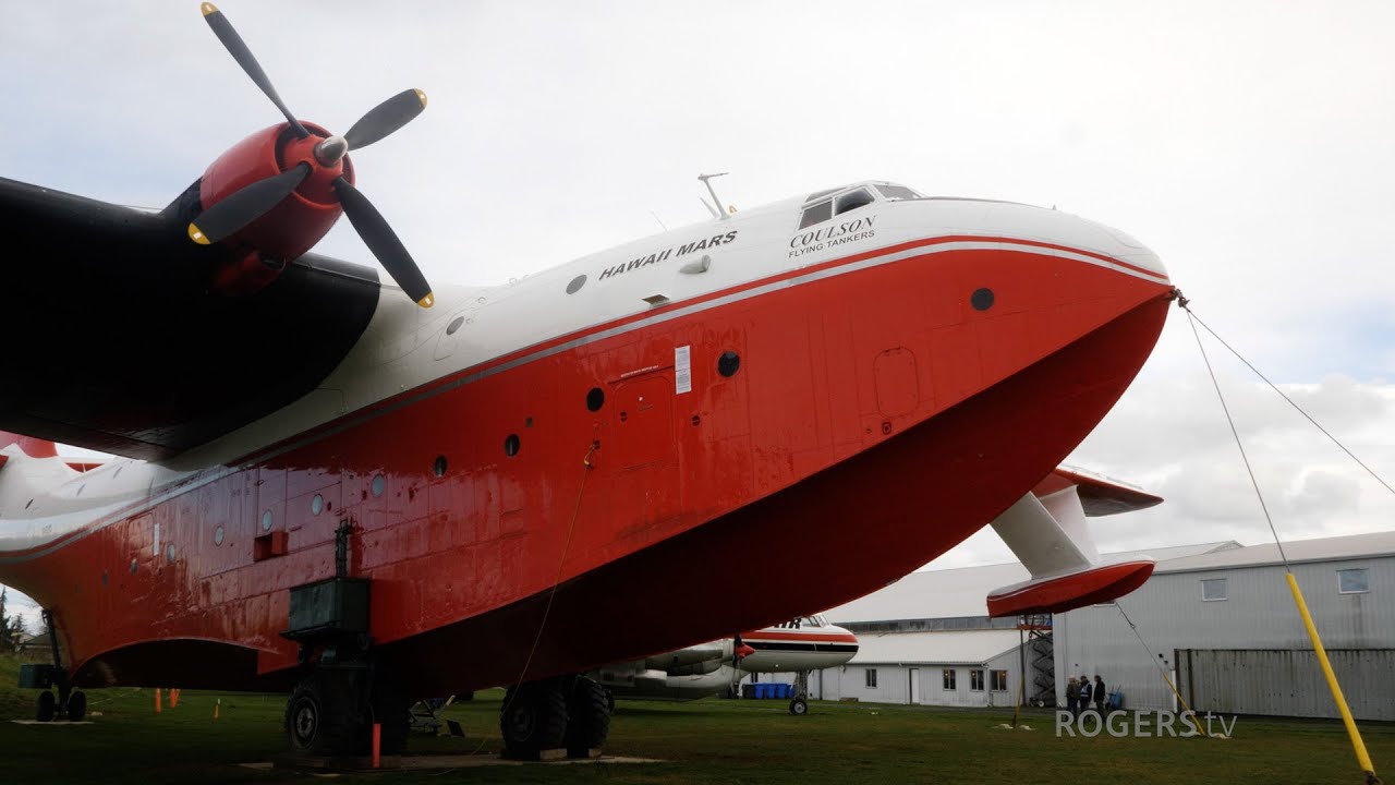 The Martin Mars Water Bomber at the BC Aviation Museum. - YouTube