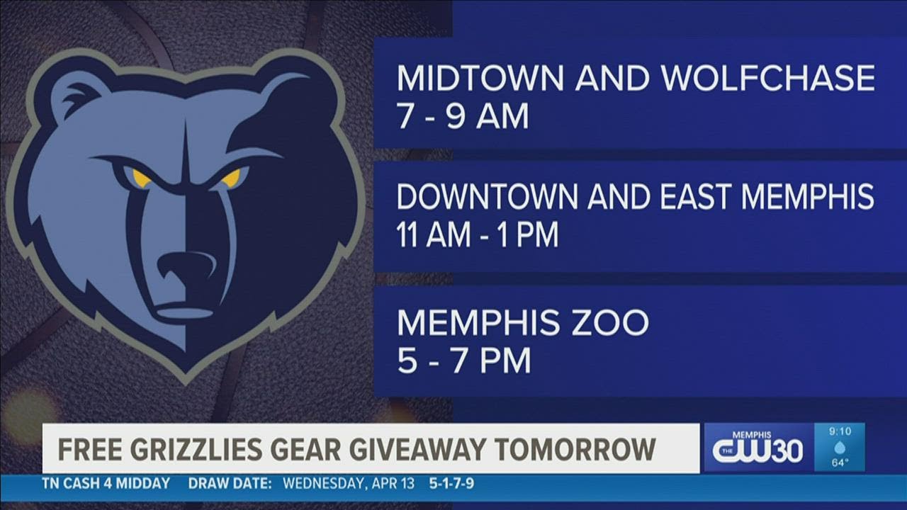 Grizzlies free swag pickup postponed until Thursday - YouTube