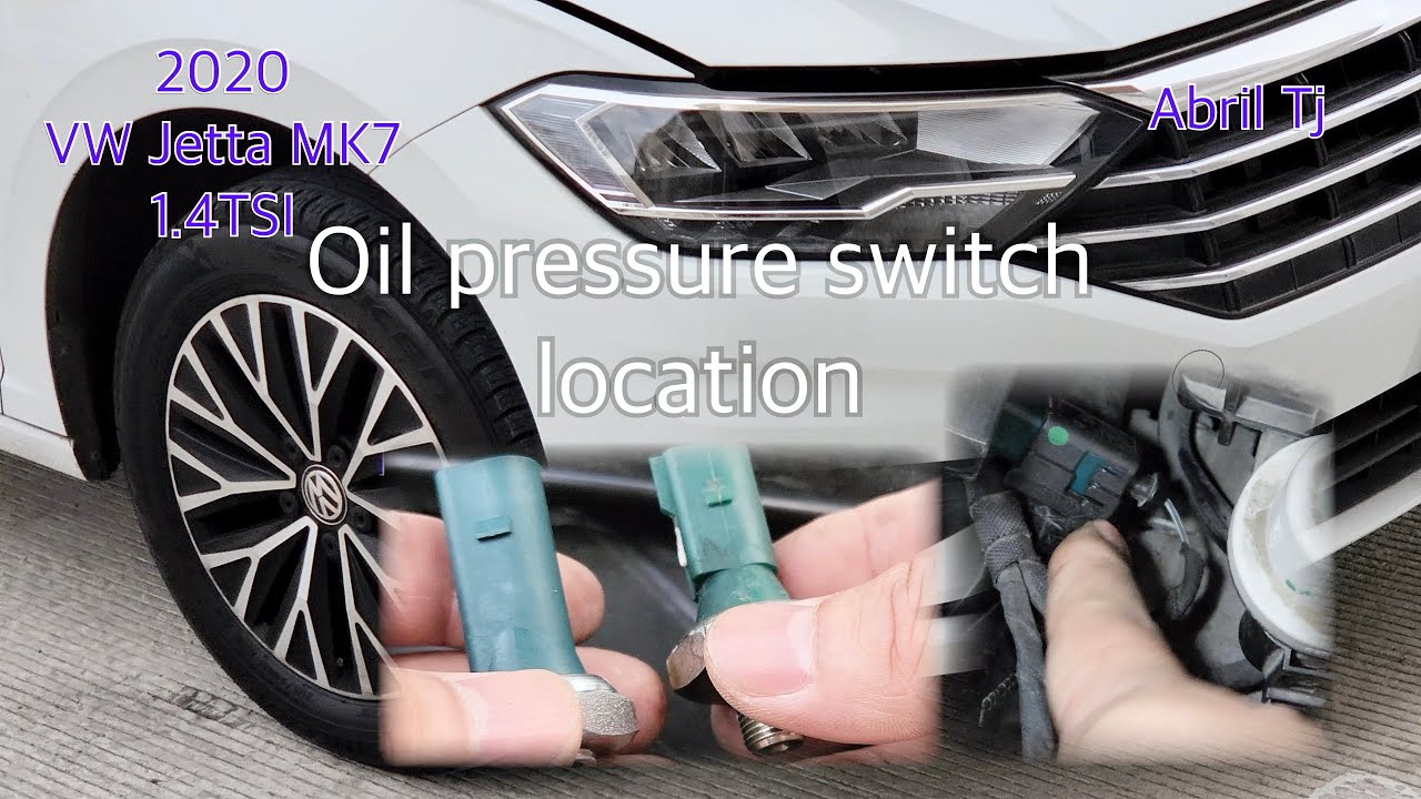 2020 VW JETTA MK7 Oil pressure switch location - YouTube