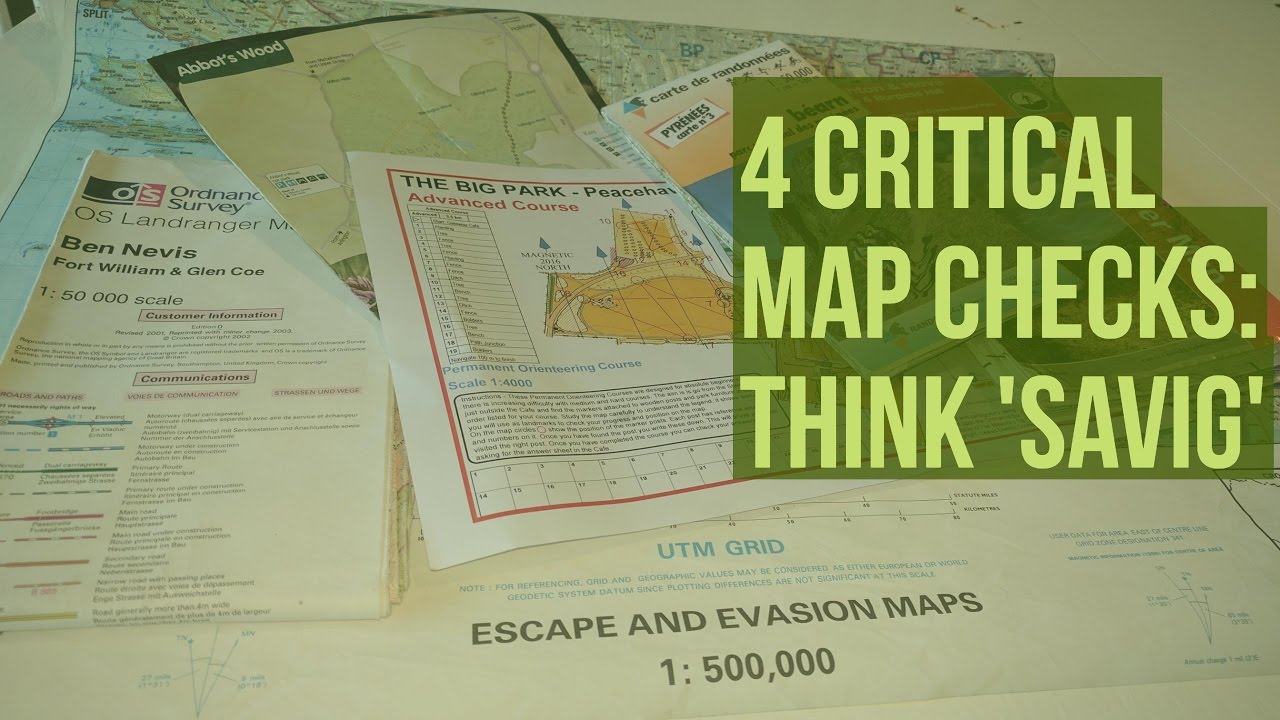 4 Critical Map Checks: Think 'SAVIG' - YouTube