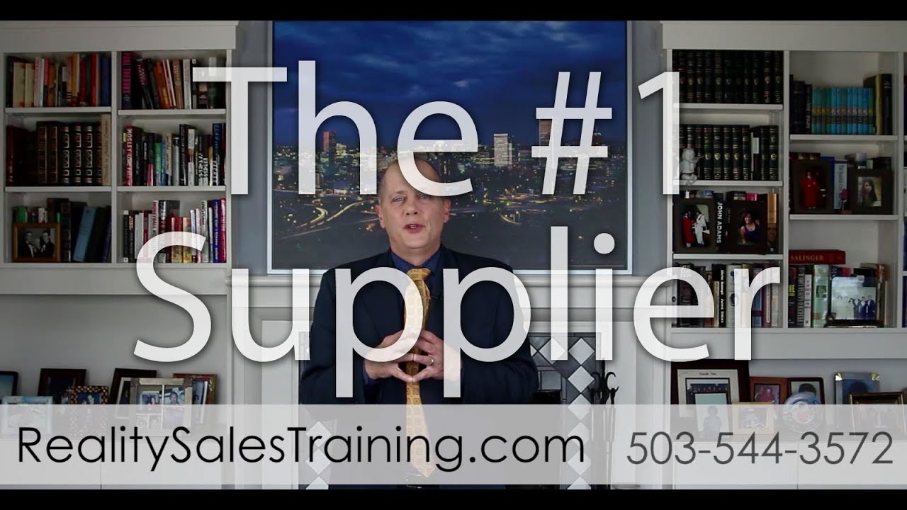 Becoming the Number One Supplier - Sales Reality Check 139 - YouTube