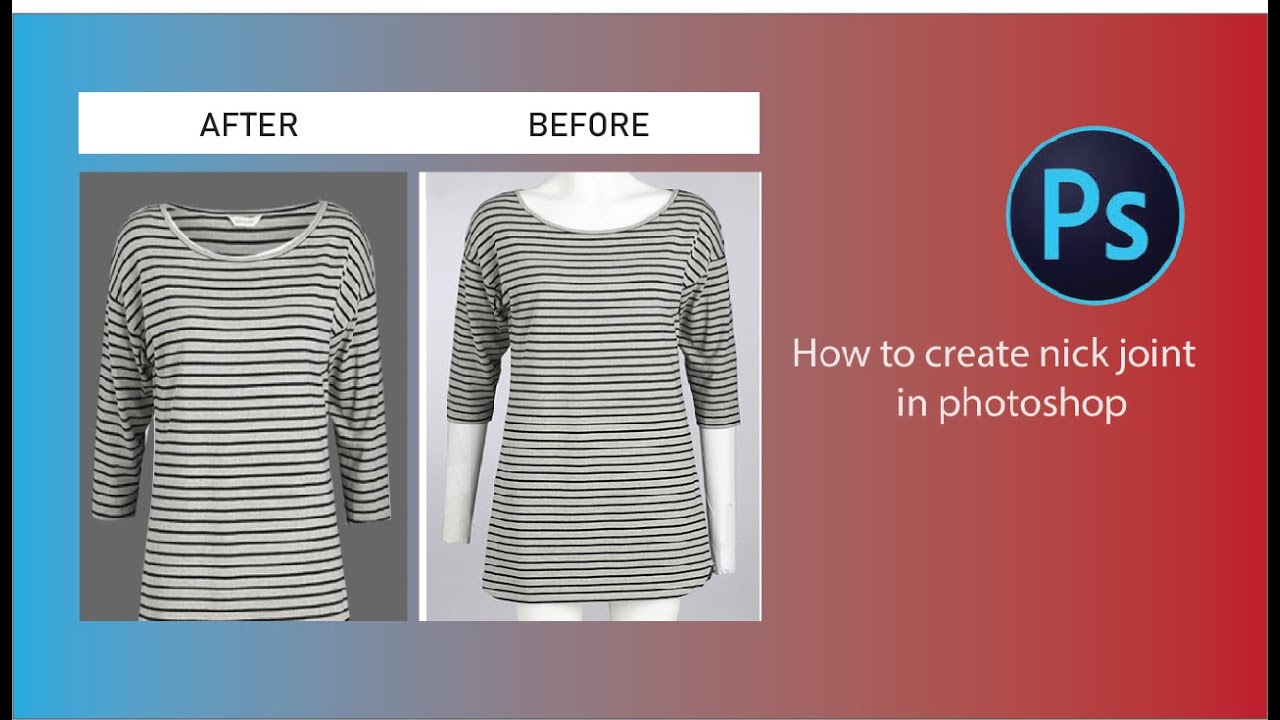 How to create Nick joint in Photoshop 2024 - YouTube