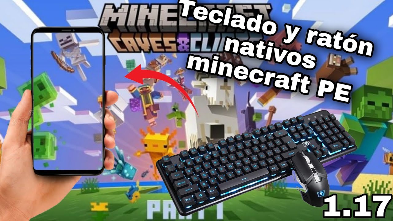 Como JUGAR con TECLADO y RATÓN minecraft de teléfono (Sin Toolbox) de ...