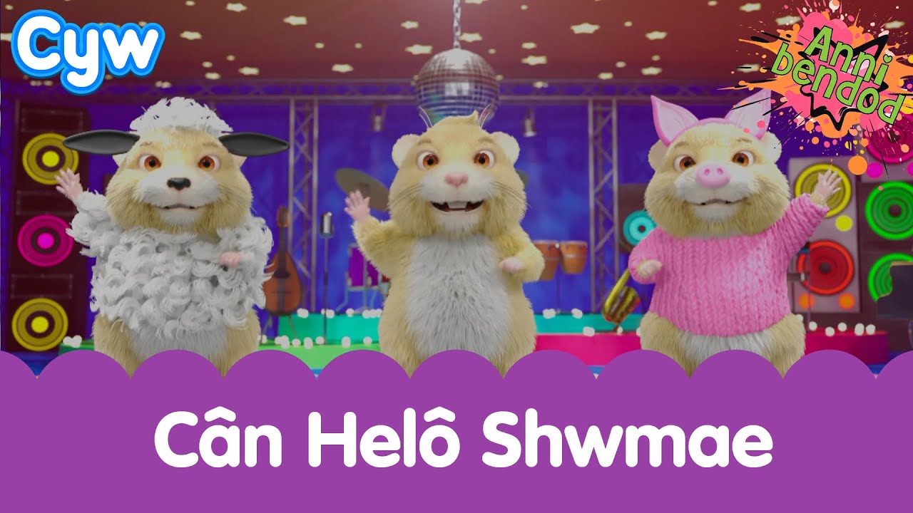 Annibendod - Cân Helô Shwmae | Welsh toddlers say hello hamster cute ...