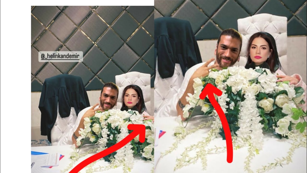 BOOM! Magnificent images came from Can Yaman Demet Özdemir wedding ...