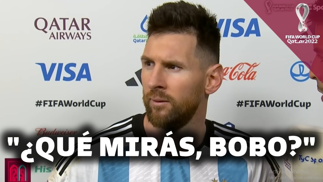 LIONEL MESSI EXPLOTÓ CONTRA EL ÁRBITRO Y CONTRA VAN GAAL ⚽ "¿QUÉ MIRÁS ...