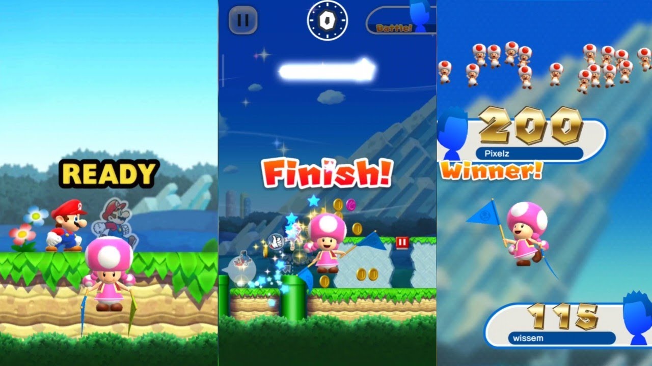 Mario Goes To Toad Rally🔥Super Mario Run‼️ - YouTube