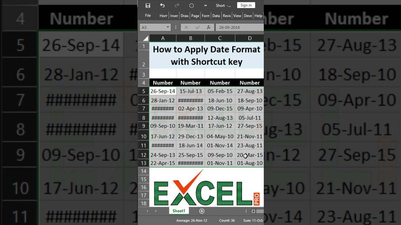 How To Apply Date Format In Excel Date Format In Excel Number To How To Apply Date Format In Excel Date Format In Excel Number To