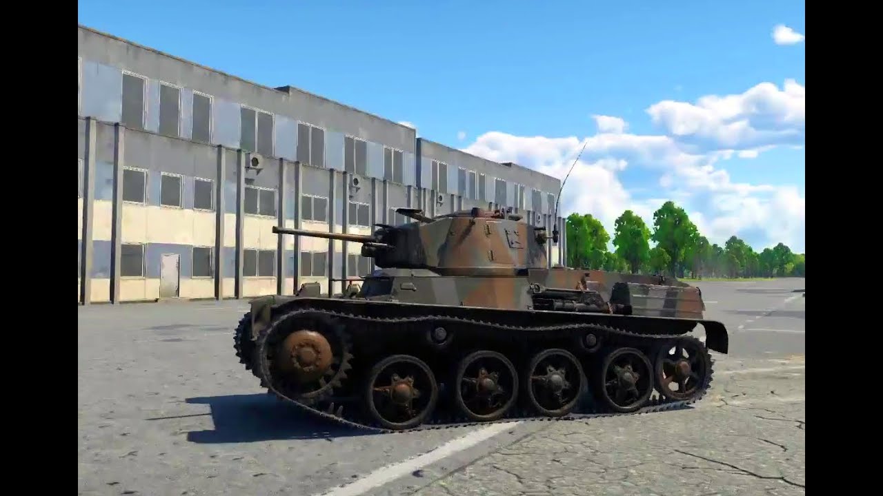 Бой на шведских танках Strv m/38 и Strv m/31 в локации морской терминал ...