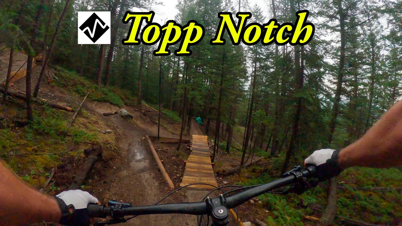 Maybe the best MTB trail in Banff, AB? Topp Notch - YouTube