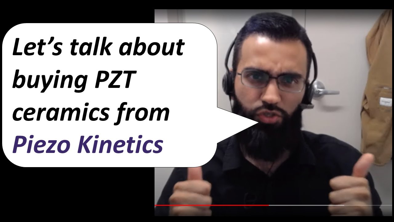 Buying PZT ceramics from Piezo Kinetics - YouTube
