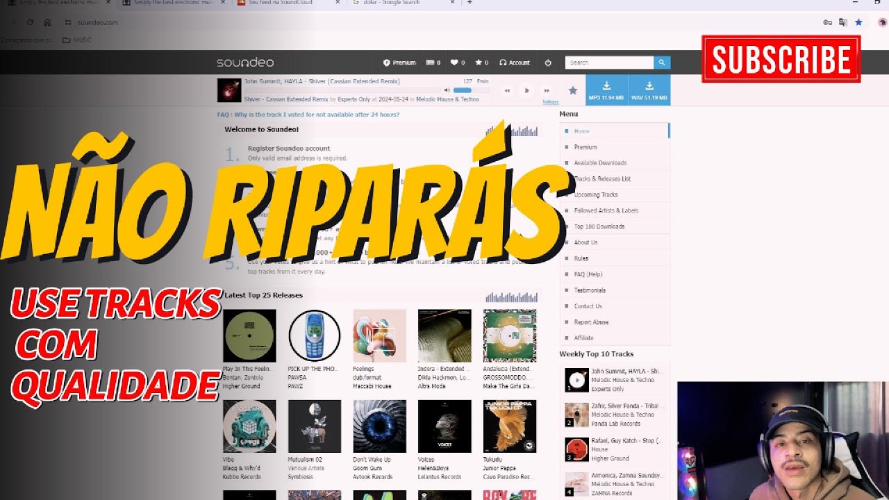 Como Baixar Músicas no SOUNDEO | Como Funciona o Soundeo? - YouTube