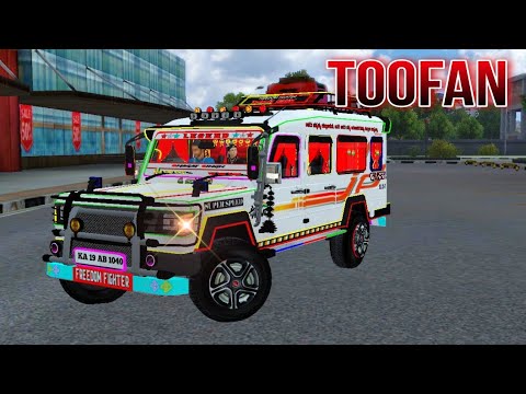 Indian Toofan Cruiser| Drive On Kashmir Road|Toofan Force Traveller|Bus ...