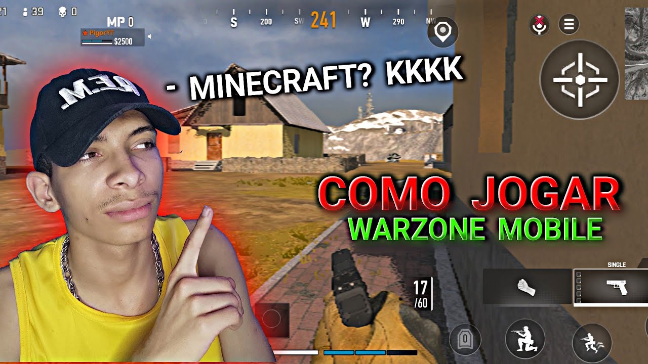 COMO JOGAR O WARZONE MOBILE (fácil)! tá muito mal otimizado? - YouTube