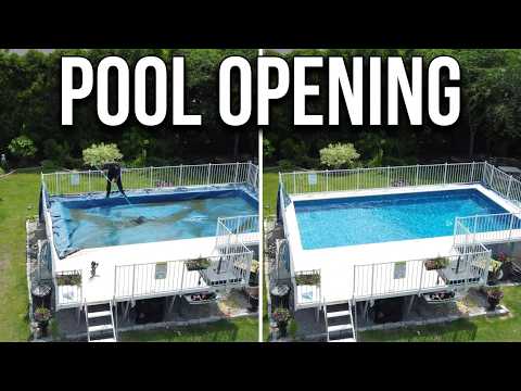Kayak Pool Opening With Pool Guy Ben - YouTube