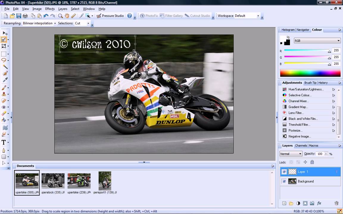 Serif PhotoPlus X4 Tutorial - Add Text to Images - YouTube