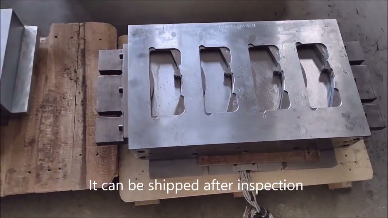 Today's mold is ready to be shipped, brake pad mold factory,brake ...