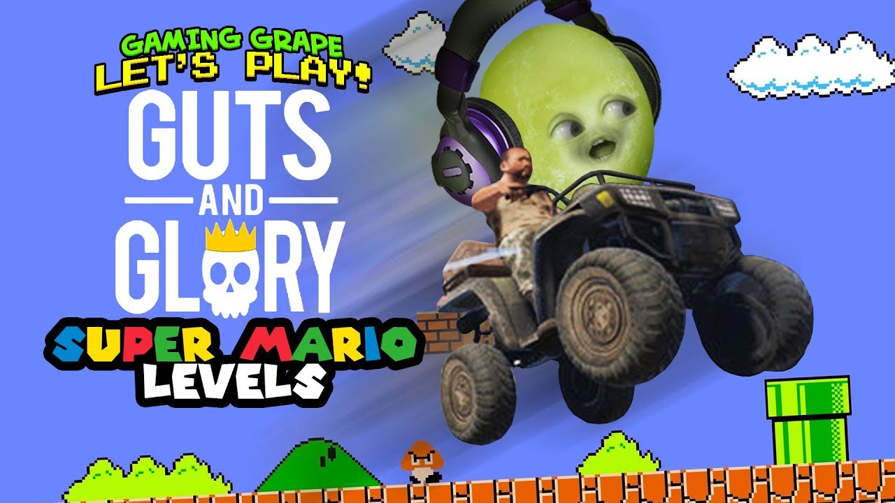 Guts & Glory: SUPER MARIO Level! [Gaming Grape Plays] - YouTube