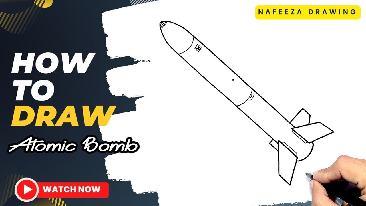 How to draw Atomic Bomb - YouTube