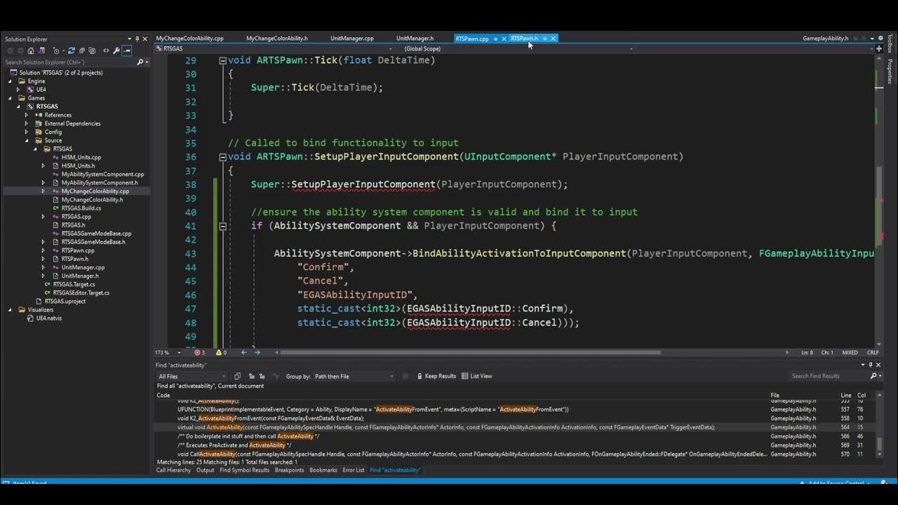 Unreal Engine - Basic structure RTS Gameplay Ability System with instanced meshes - YouTube