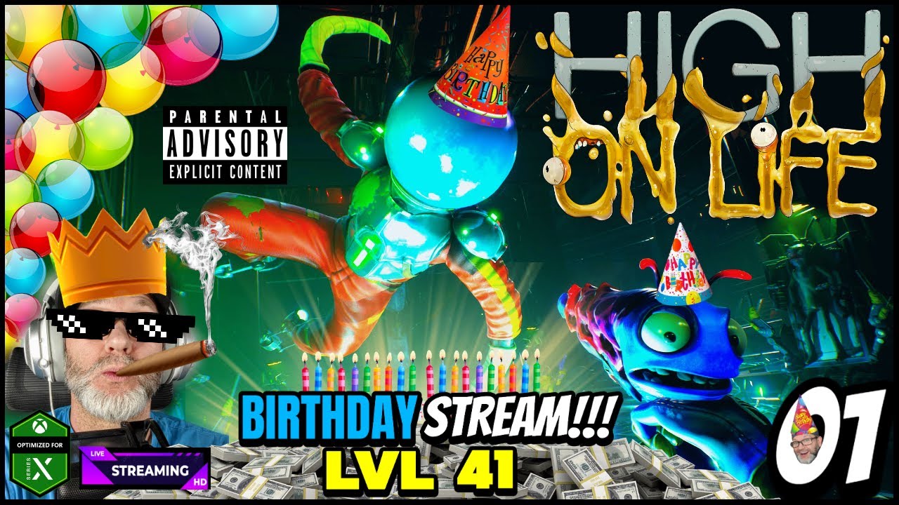 😱HIGH ON LIFE 🔴[LIVE] BDAY STREAM !!! 🔥DAY ONE FREE ON GAME PASS # ...