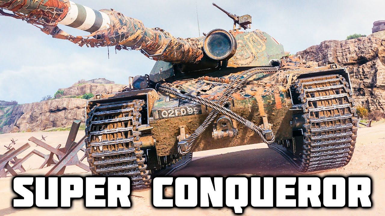 Super Conqueror WoT - 6 Kills, 9,3K Damage - YouTube