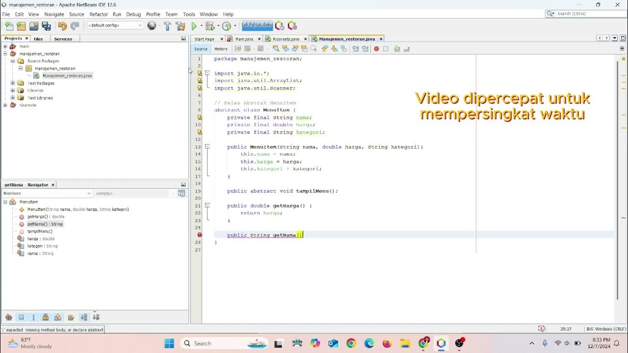 TUGAS 3 | PEMROGRAMAN BERBASIS DESKTOP - YouTube