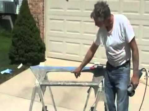 How to Cut Polish Granite Countertop DIY Undermount Sink - YouTube