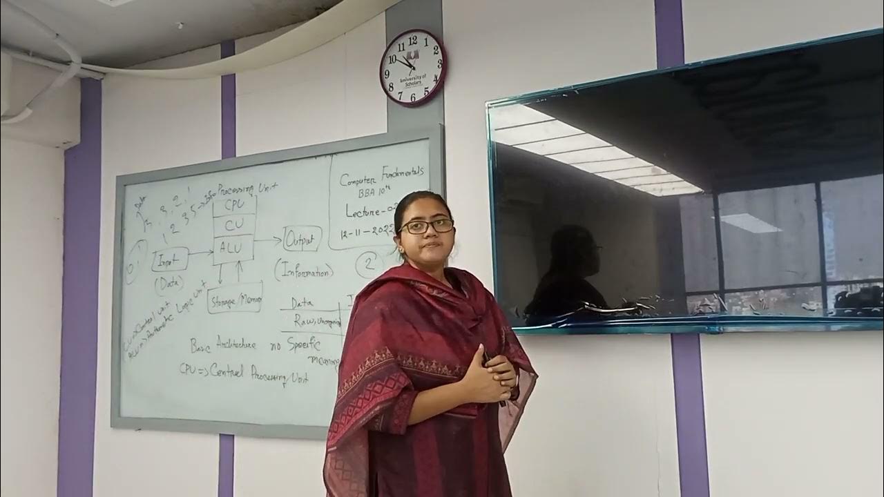 Computer Fundamental | Lecture-2 | CSE | Sanjida Afroz Shimu | University of Scholars - YouTube