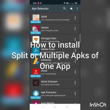 Apk Extractor - Extract & install Spilt or Multiple Apks - YouTube