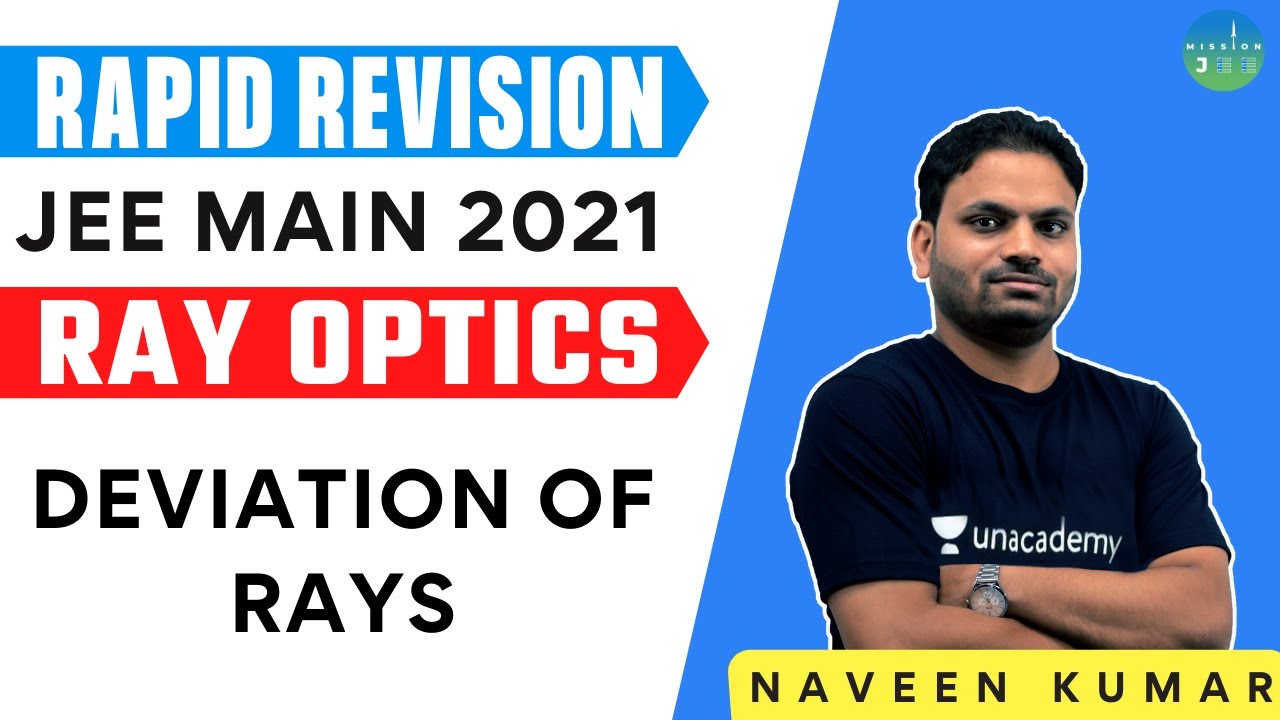 Ray Optics: Deviation of Rays | Rapid Revision JEE 2021 | Mission JEE ...