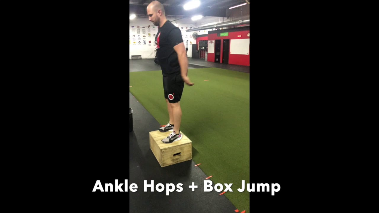 Ankle Hops + Box Jump - YouTube