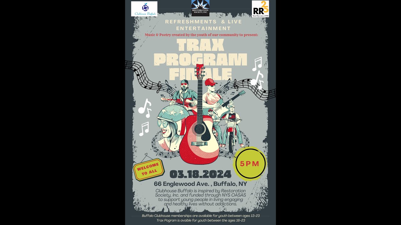 Clubhouse Buffalo x Road Recovery Trax Program Finale || Winter 2024 ...