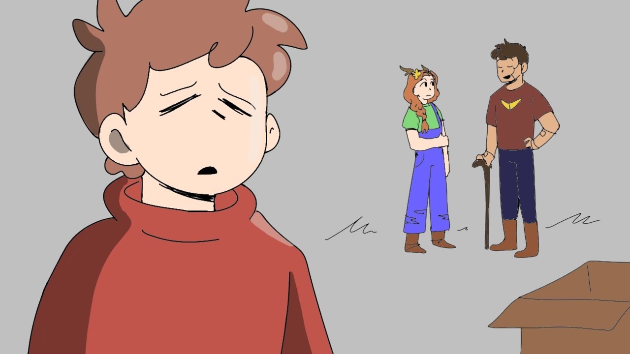 Grian building the back side animation colourized | Rusty Courage - YouTube