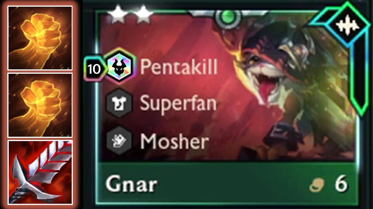 10 Pentakill - Immortal 3 Star Headliner Gnar - Set 10 Remix Rumble ...