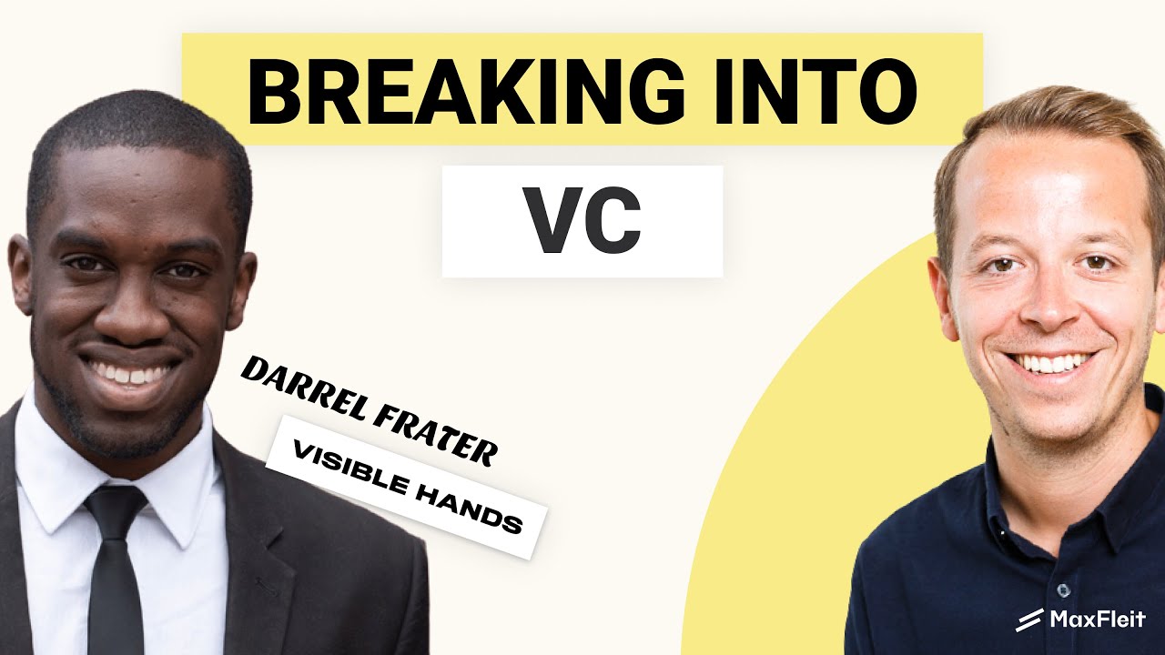 Breaking into VC with Darrel Frater from Visible Hands - YouTube