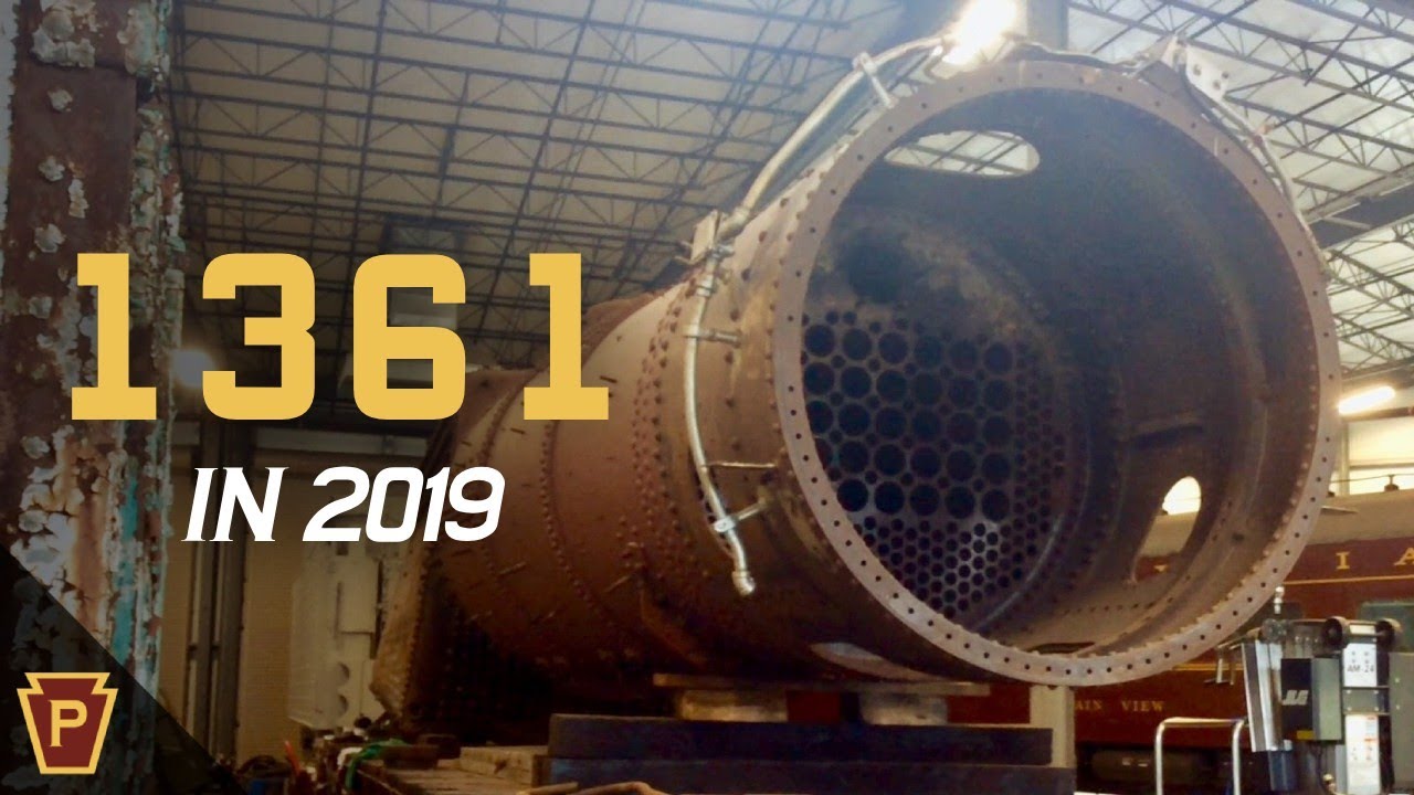 Pennsylvania Railroad no. 1361 in 2019 - YouTube