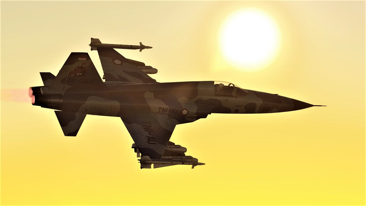 F-5E Tiger II Jet Fighter (War Thunder) - YouTube