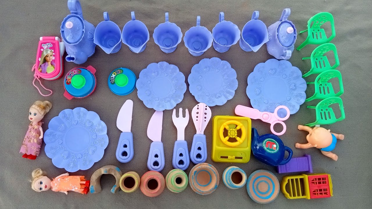 5:30 Minutes Satisfying With Unboxing Hello Kitty Sanrio Kitchen Set ...