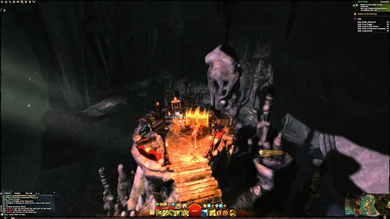 Guild Wars 2 Tri-key Chest Lions Arch Open With Tri Color Key - YouTube