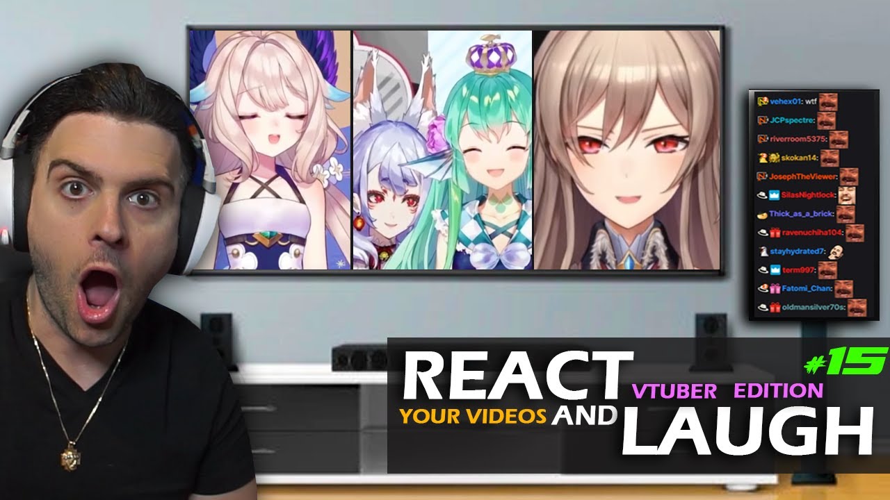Reacting and Laughing to VTUBER clips YOU sent #15