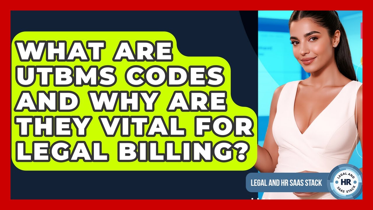 What Are UTBMS Codes And Why Are They Vital For Legal Billing? - Legal ...