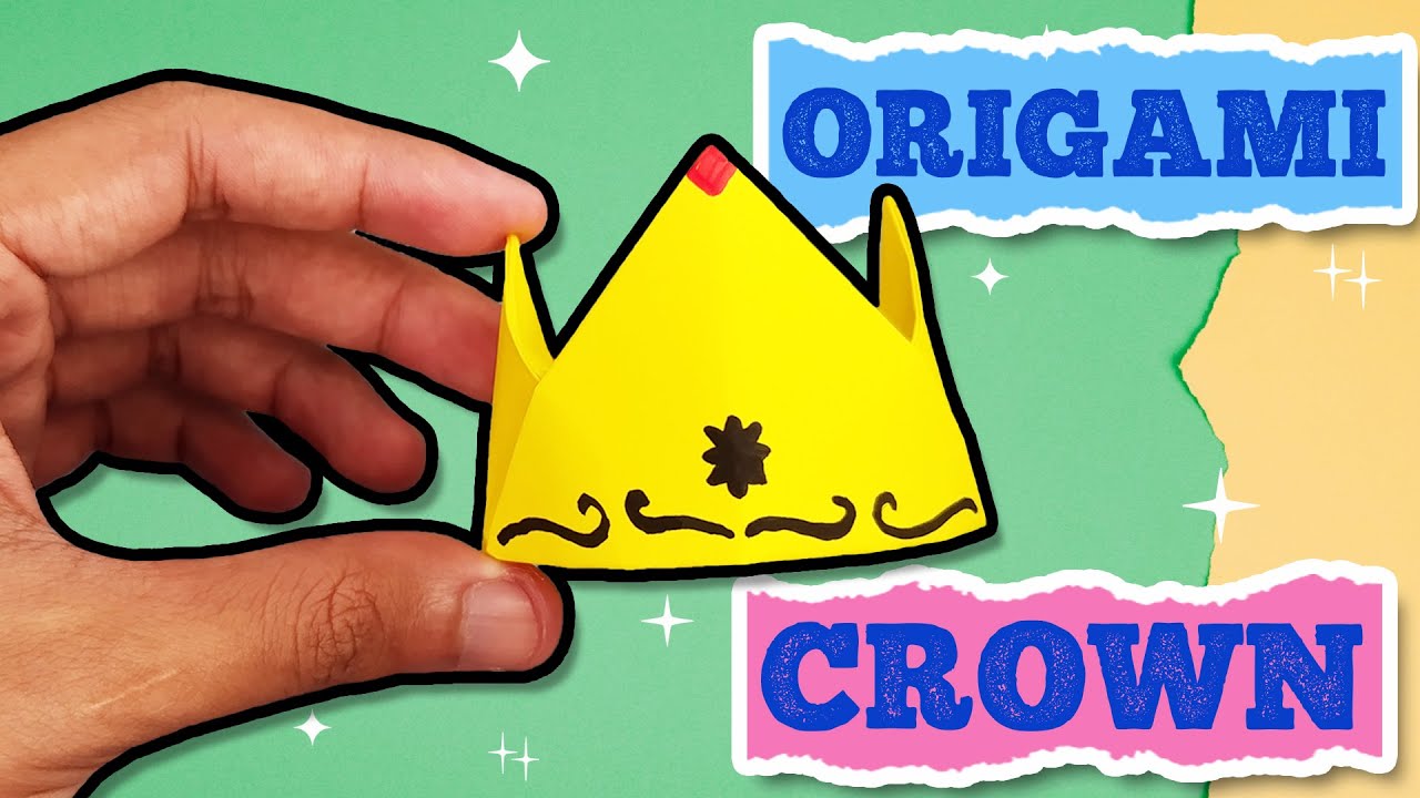 Origami Crown Making for Beginners - Easy Step-by-Step Tutorial - YouTube