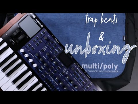 Unboxing 📦 Korg multi/poly 🎹 Sampling with Digitakt II making aTrap Beat 🥁